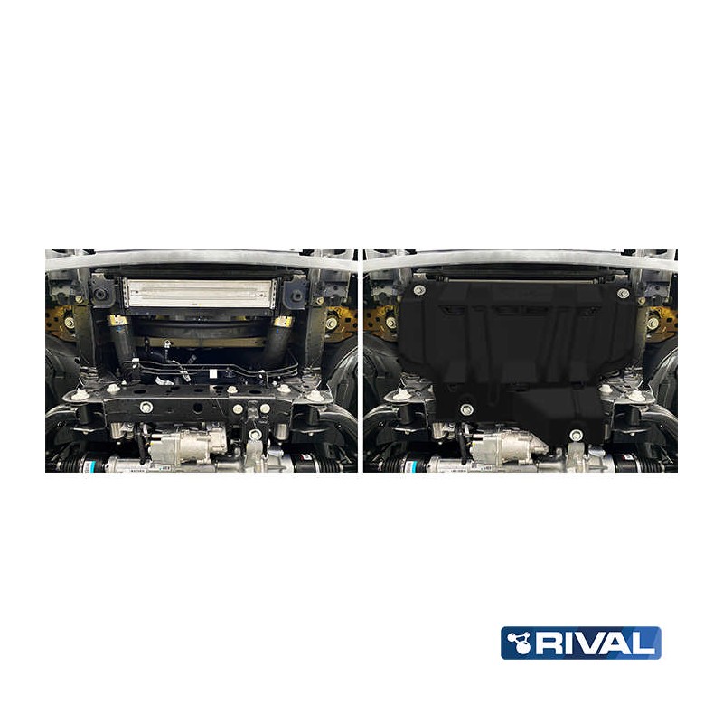 Radiator underride protection Ford Ranger 2022- 3mm steel