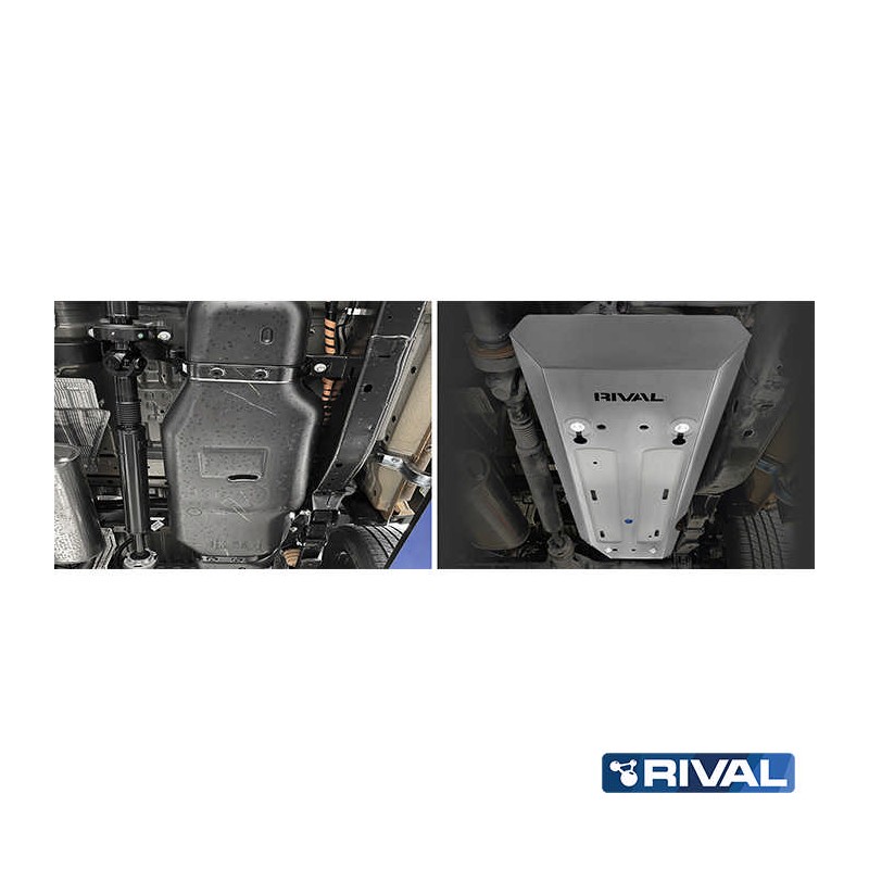 Tank underride protection Ford Ranger 2022-/ Volkswagen Amarok 2023-3mm Alu