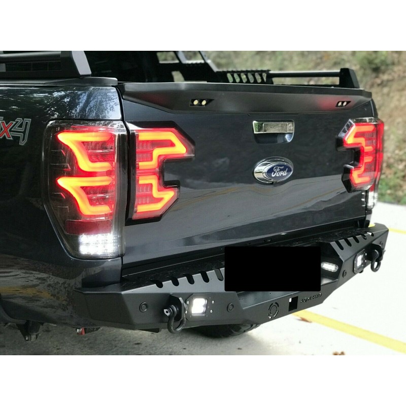 Steel HD-rear bumper Ford Ranger PX all