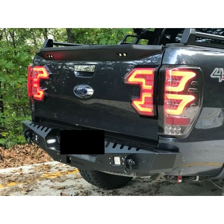 Steel HD-rear bumper Ford Ranger PX all